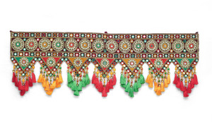 OceanDrop 37 Inch Multicolored Designed Toran Toranam for Door & Indian ...