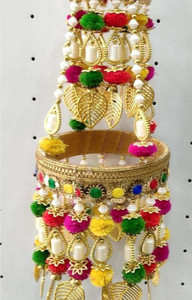 Elanza Jhumar Designs Moti Wall/Door Center Single Hanging Toran/Latkan ...