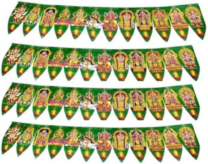 DHASRAM Colorful Plastic Thoran - Traditional Indian Hanging Decoration ...