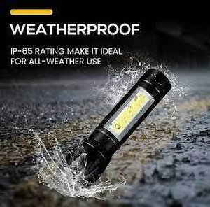 Zeus Volt Small Sun R911(LED RECHARGEABLE METAL TORCH) 3 Modes, USB ...