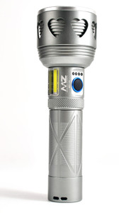 MZ M978(RECHARGEABLE LED METAL TORCH) Zoomable 250W with 5200mAh ...