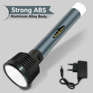Make Ur Wish Long Range Torch Rechargeable Search Light LED Flashlight ...