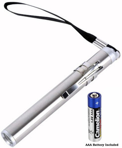 GLOWISH WHITE LED DEEP FOCUS LED PENCIL DOCTOR TORCH WITH AAA BATTERY ...