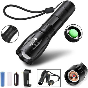 Regals Choice Tactical Rechargeable Torch – Long Beam LED Flashlight 4 ...