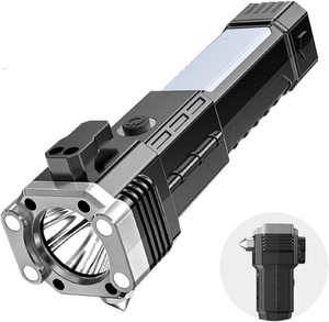 Reena Enterprises "Multi-Functional LED Torch with Hammer, Seat Belt ...