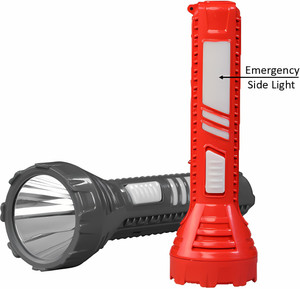 Ryolite Rechargeable Mini Nano LED Torch, 1 km Long Range, Runtime 6 ...