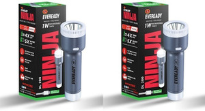 EVEREADY Ninja Mini With Tail light Pack of 2 Torch Price in India ...