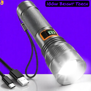Sagaft X407 Super Bright Powerful Torch – Rechargeable LED Torch for ...