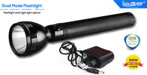 iDOLESHOP Professional Long Range Torch Strong Metal Body High Power ...