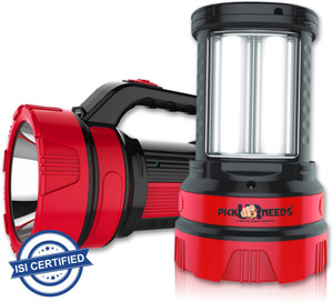 VR Bright Lite Dual Mode Chargeable Long Range Search Torch With 2 Tube ...