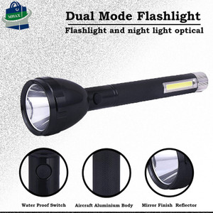 Lithium Battery Long Range Led_torch Light Rechargeable with_2000mAh ...