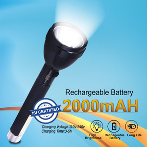 Pick Ur Needs Dual Mode Power Full Led Rechargeable Long Range Torch Up ...