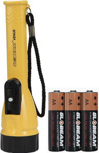 Globeam Venus LED Flashlight Operated with 3 AA Size Battery + Lock ...