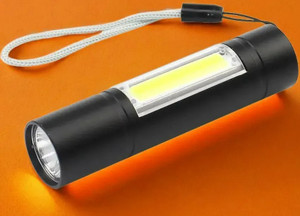 3BAAN A93 M212 (RECHARGEABLE LED METAL TORCH) with SOS Function, 25W ...