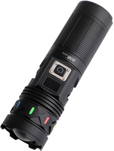 MZ M241 (RECHARGEABLE LED METAL TORCH) Zoomable 150W with 5400mAh ...