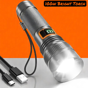 Sagaft X162 Rechargeable Powerful Torch – Long Range Beam, Waterproof ...