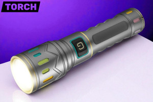 Nilesawar X293 Long Range Torch Light – Rechargeable, Waterproof, Ultra ...