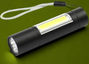 Bashaam A25 M212 (RECHARGEABLE LED METAL TORCH) with SOS Function, 25W ...