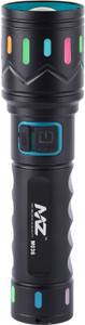 MZ M036 (ZOOMABLE METAL LED TORCH)3 Modes Flashlight, Super Bright 80W ...