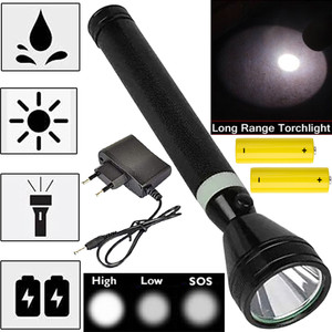 SMALL-SUN Rechargeable Long Range 1000M LED Ultra Bright Focus Light ...
