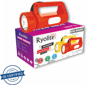Ryolite Rechargeable Mini Nano LED Night Torch, 1km long Range, Runtime ...