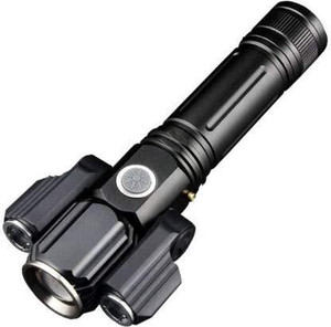 Care 4 3 headed metal body torch with 2 adjustable angle heads ...