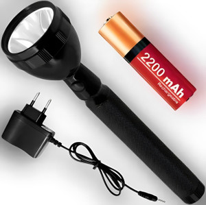 Zimork Rechargeable Flashlight, Ultra Long Range, Aircraft Aluminium ...
