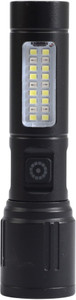 MZ M032 (RECHARGEABLE LED METAL TORCH) Zoomable 80W with 1200mAh ...