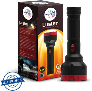 Wipro Luster LED rechargable Torch Torch Price in India - Buy Wipro ...