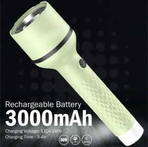 Oximus Portable Rechargeable Torch with 4 Mode Light Type C Fast ...