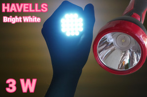 HAVELLS 3W LED TORCH ~ PATHFINDER NXT ! Bright White ! Long Range ...