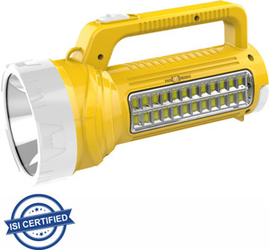 Pick Ur Needs 2 in 1 Long Range Search led Torch Light Rechargeable ...