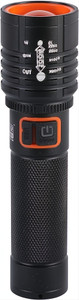 FINIFAB Rechargeable Zoom Torch Tactical 5 hrs Torch Emergency Light ...
