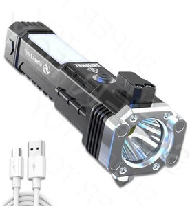 Rangwell Life-Saving Tool Torch Rechargeable LED Flashlight Long Beam ...