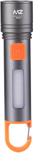 MZ M985 (ZOOMABLE LED METAL TORCH)4 Modes 50W Flashlight + 36W COB ...