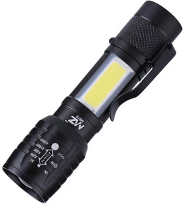 MZ M919 (RECHARGEABLE LED METAL TORCH) Zoomable with 25W Laser COB ...