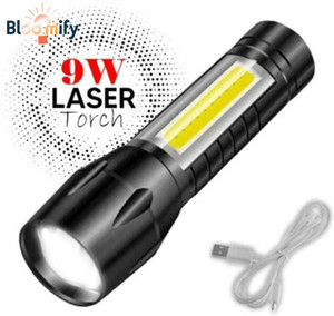 BloomiFy Waterproof Zoom Light Mini Size Torch 6 hrs Torch Emergency ...