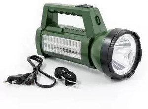 GLOWISH SUPER BRIGHT LED ARMY GREEN FLASHLIGHT WITH BRIGHT SMD SIDE LED ...