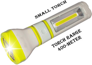 ZFX 2 in 1 Led Torch Light Long Range Up to 0.4 Km & High Power ...