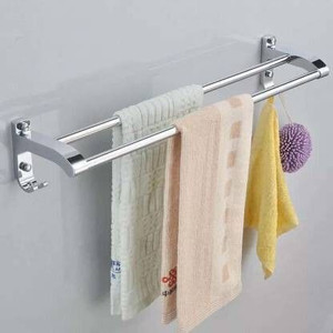 iSTAR Towel Hanger Bar Rod for Bathroom Accessories (24 Inch) Chrome ...