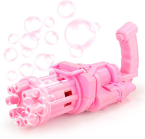 Skkities 8 Holes Bubble Gun for Kids Birthday Parties, Weddings ...