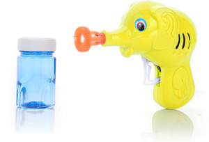 Aditi Toys Elephant Bubble Gun Toy for Kids with 100 ml Bubble Liquid ...