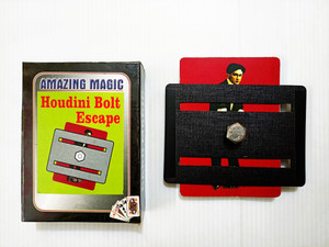 wizerdy HOUDINI BOLT ESCAPE MAGIC TRICK / CARD OUT FROM SOLID BOLT ...