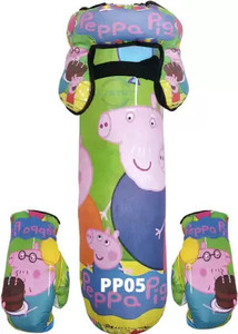 toyboyzone Junior Boxing Set with Punching Bag- Peppa Pig Boxing Kit ...