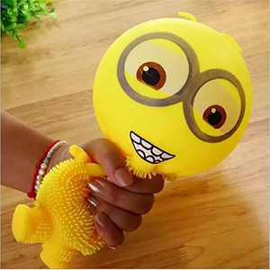 manish Puffer Minion Soft Squeezable Stress Relief Therapy Toy Squash ...
