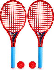 MARVEL Spider-Man Beach Tennis Racket Set - Large Size for Kids Tennis ...