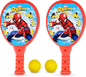 MARVEL Spider-Man My First Beach Racket Set for Kids Badminton Racquet ...