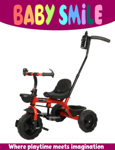 Baby Smile Tricycles and Cycles for Kids Cycle for Baby with Parental ...
