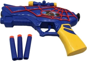 AADITYA (Multicolour) Spider Gun Toys with 3 Soft Foam Goli Gun & Darts ...