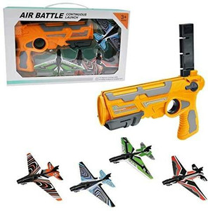 blackpeter Airplane Launcher Gun Toy with Foam Glider Planes, Air ...
